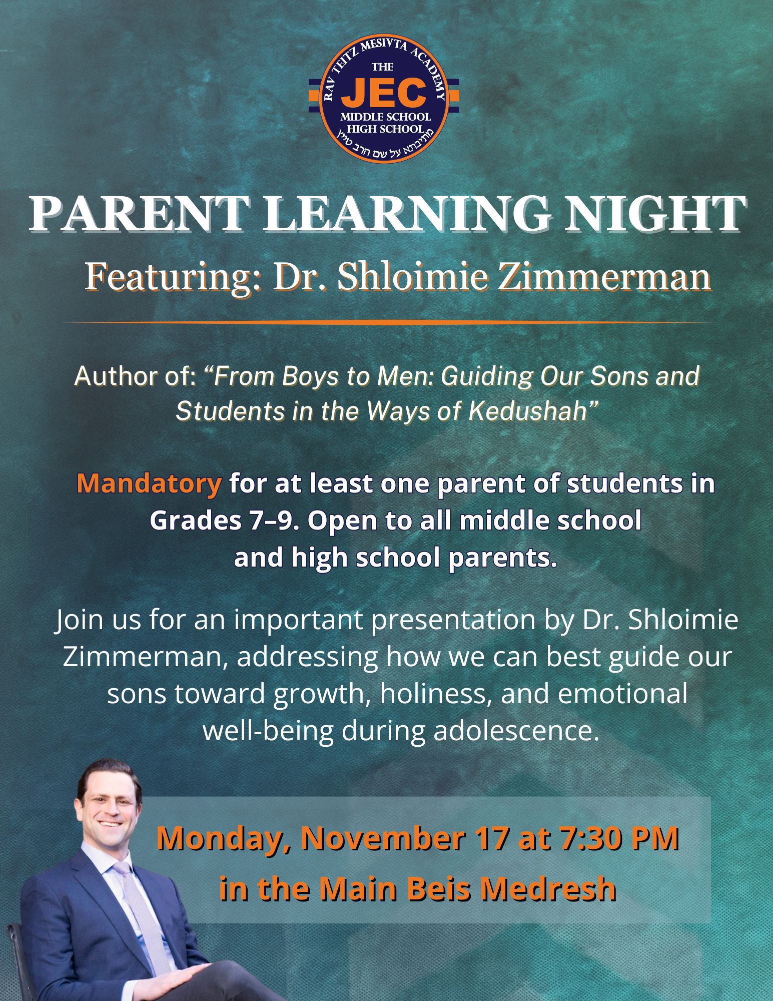 JEC - Parent Learning Night - Child & Adult Psychological